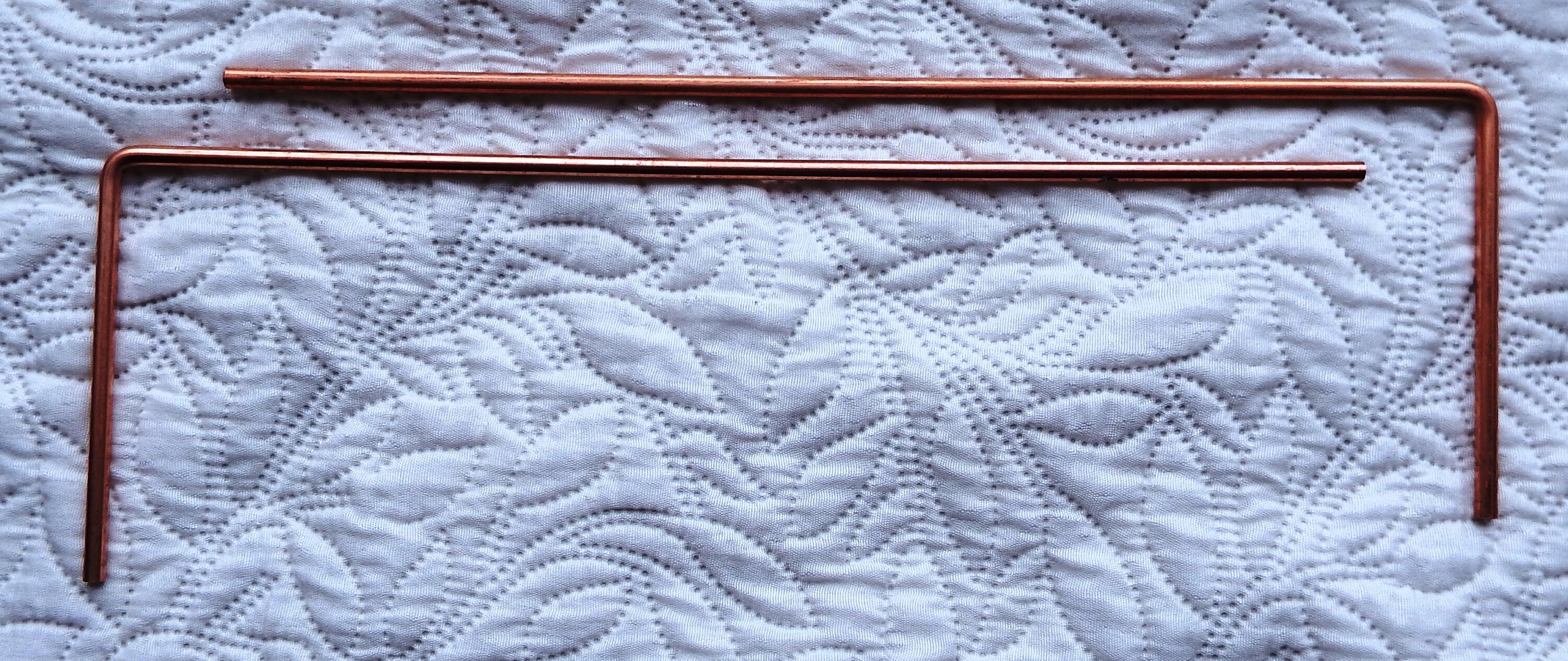 Solid Copper Dowsing or Divining Wand or Rod. WORLD WIDE AVAILABILITY ...