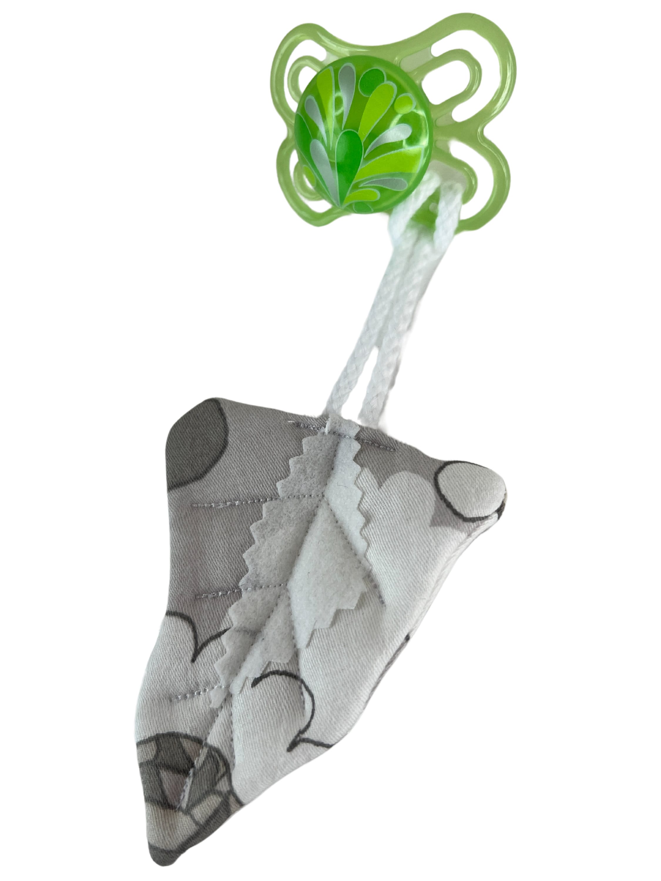 Glow in the Dark Add-on Gray & White Pacifier Leaf. Night Time - Etsy