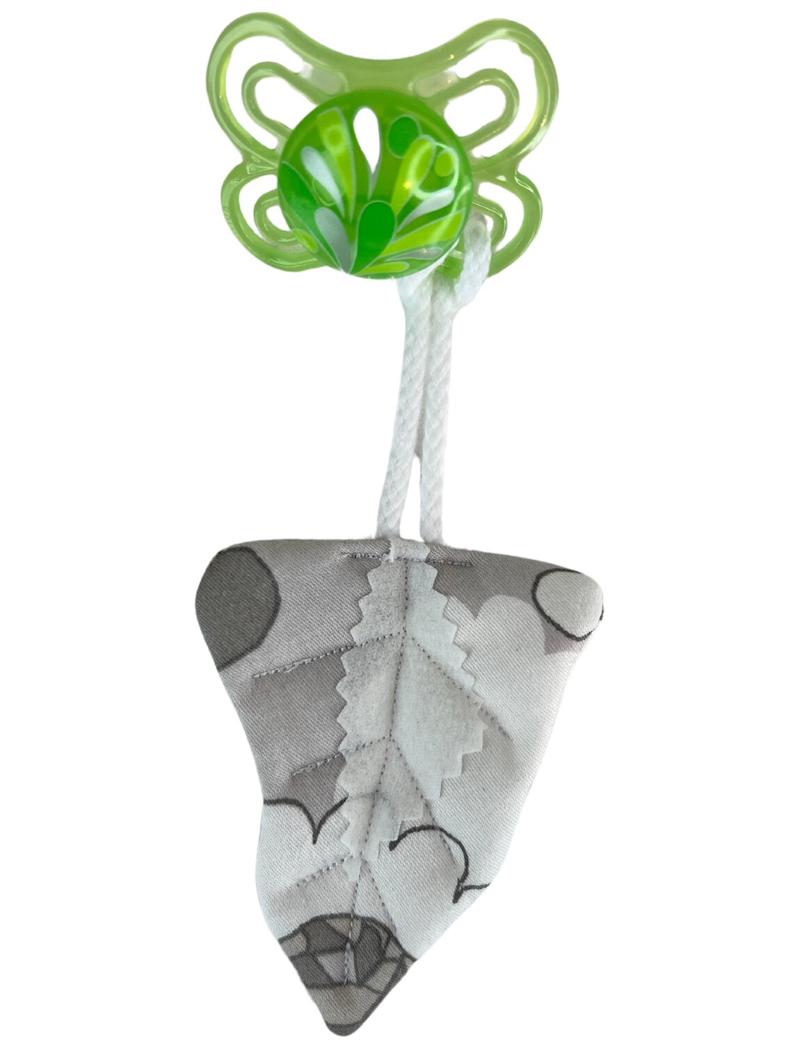 Glow in the Dark Add-on Gray & White Pacifier Leaf. Night Time - Etsy