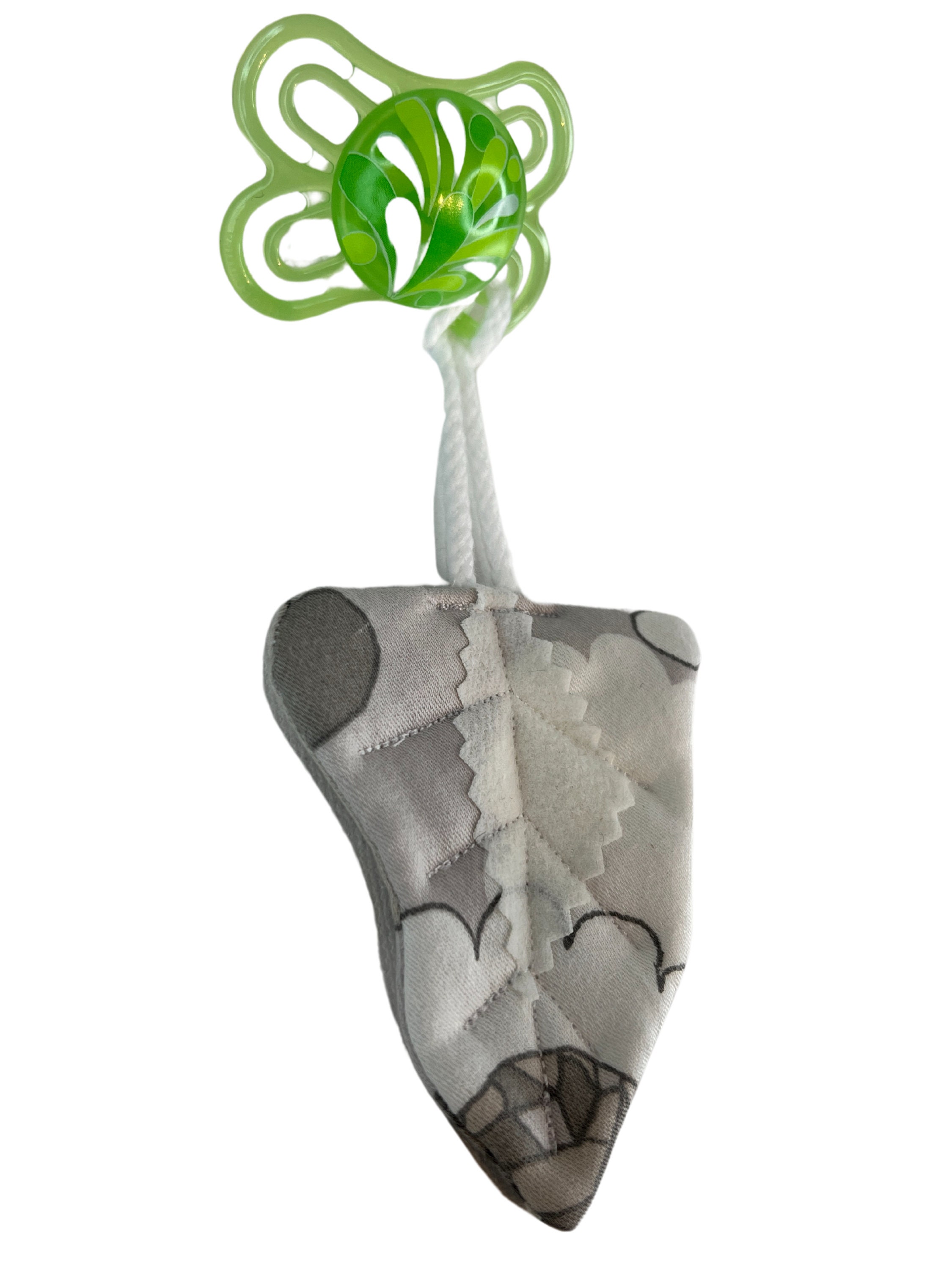 Glow in the Dark Add-on Gray & White Pacifier Leaf. Night Time - Etsy