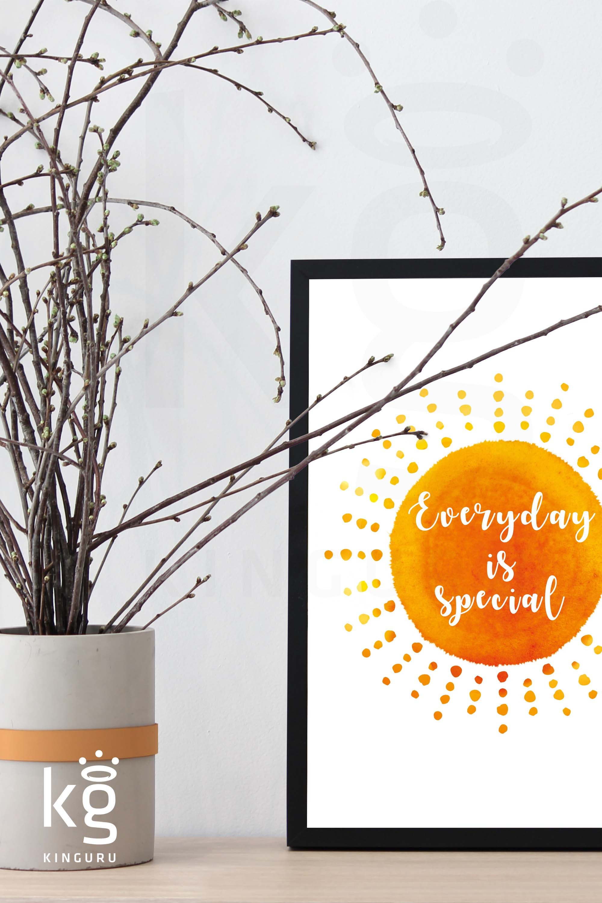 Inspirational Print. Everyday is Special. Motivational Wall Decor ...