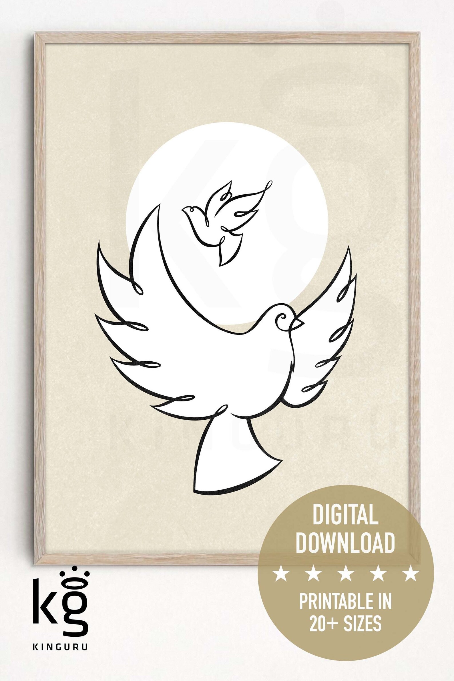 Freedom Dove. Flying Birds. Inspiration Wall Art. Wall Decor. | Etsy