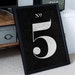 Number Print. 5. FIVE. Modern Typography. Minimalist Wall - Etsy