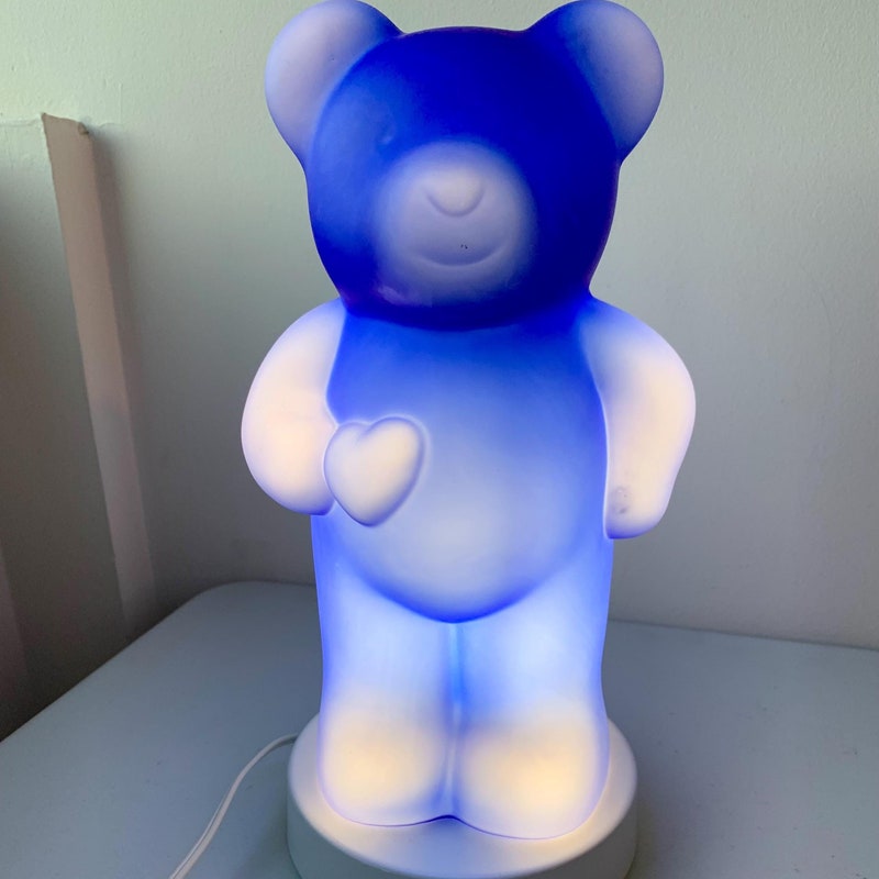 Teddy Bear Lamp - Etsy