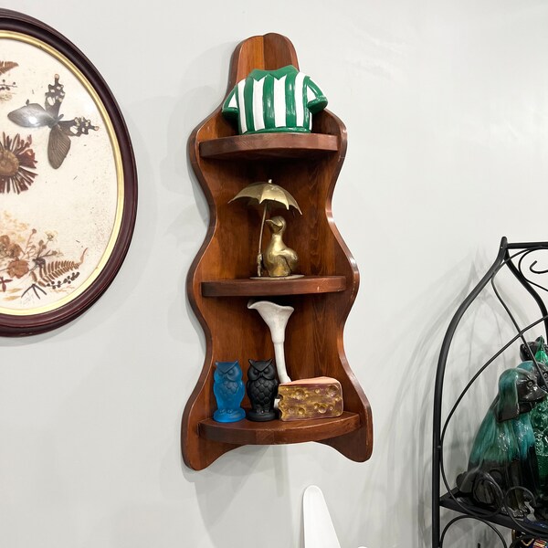 Vintage Spindle Wall Shelf - Etsy