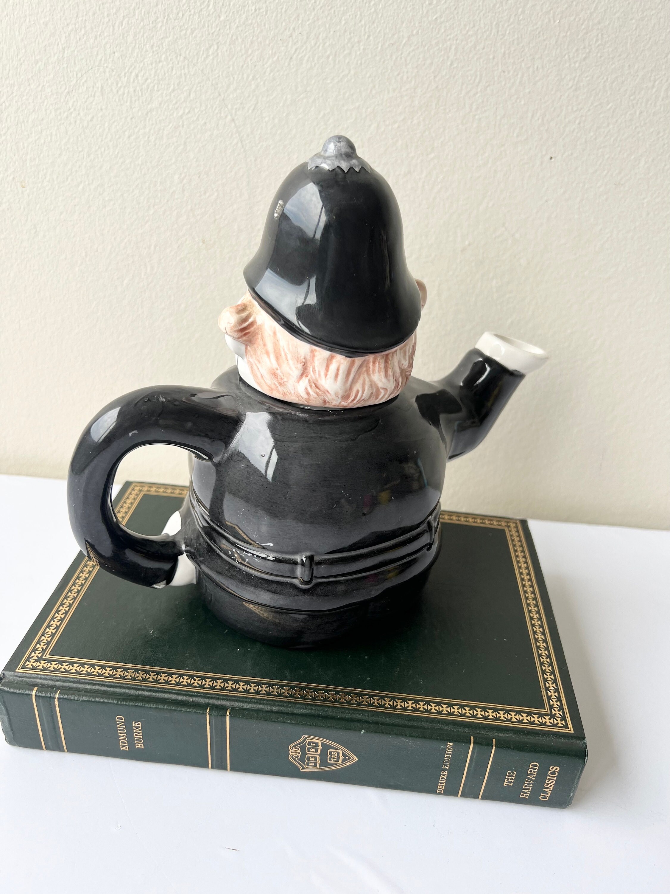 Vintage Police Officer Teapot Ceramic Teapotcoffee Teapot - Etsy