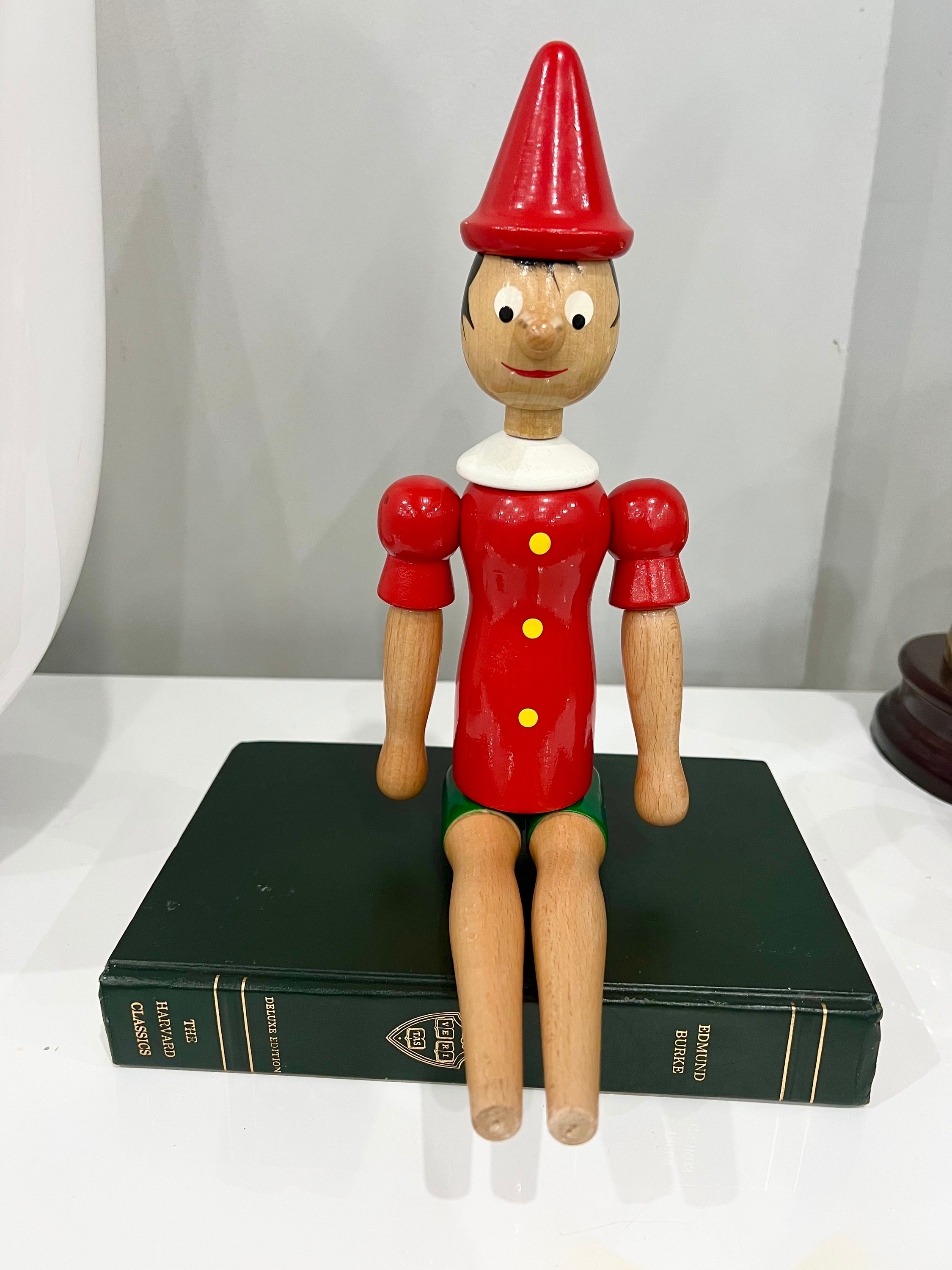 Vintage Pinocchio Doll. Mastro Geppetto. Wooden Toy. Handmade Wooden ...