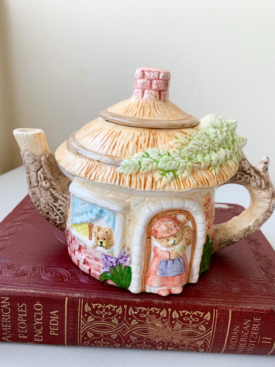 Vintage Ceramic Bear and Family Teapot - Etsy