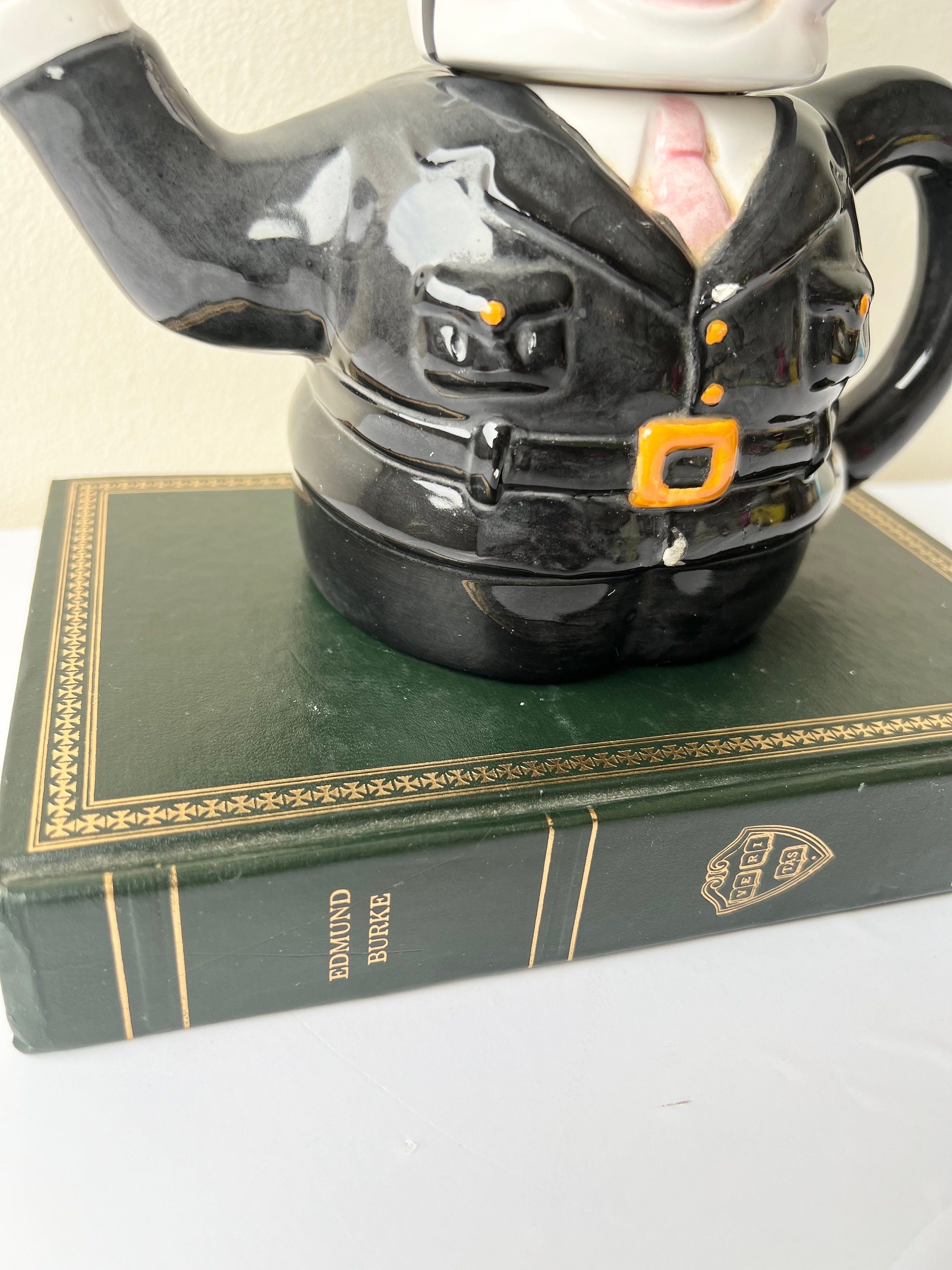 Vintage Police Officer Teapot Ceramic Teapotcoffee Teapot - Etsy