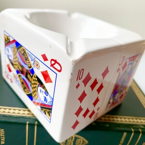 Vintage Playing Card Ashtray. - Etsy