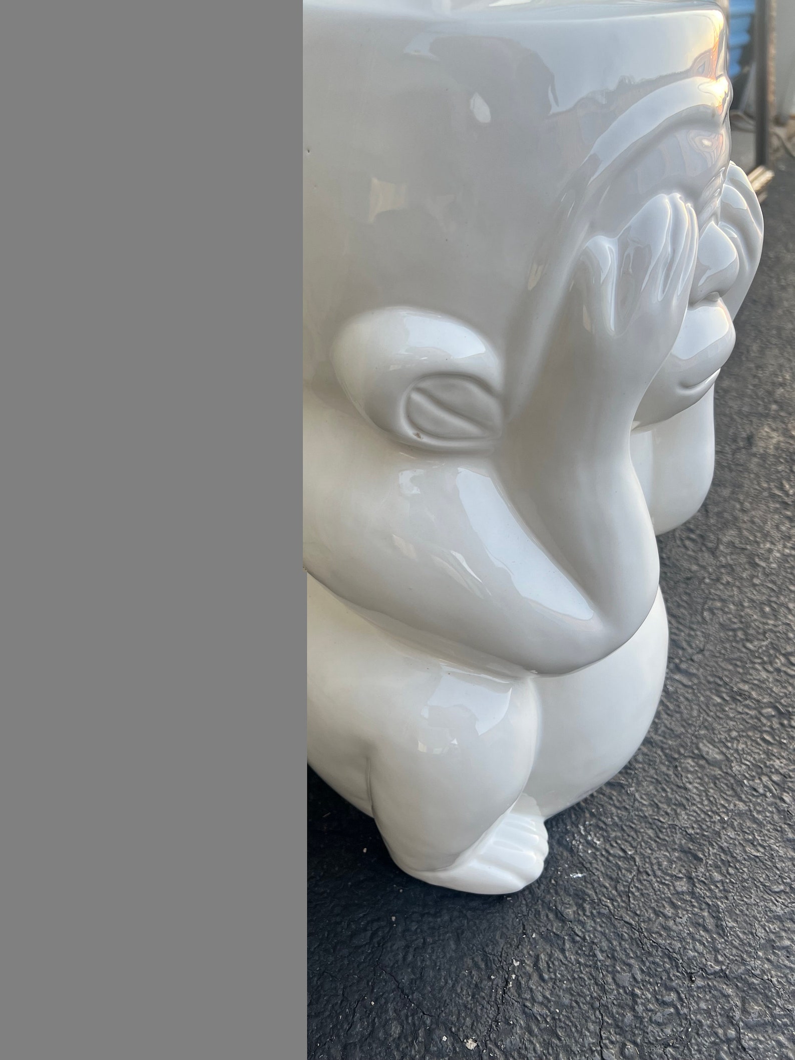 Vintage Ceramic Monkey Statue. Gift for Monkey Lover. Monkey Table ...