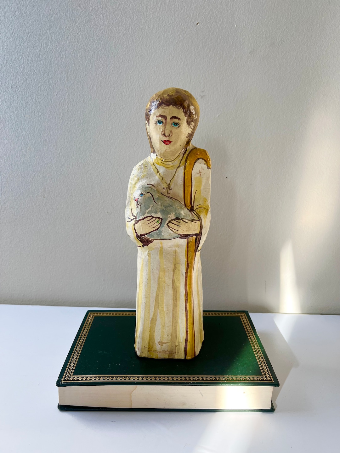 Vintage Paper Mache Priest. Religious Figurine. Monks Statue. - Etsy