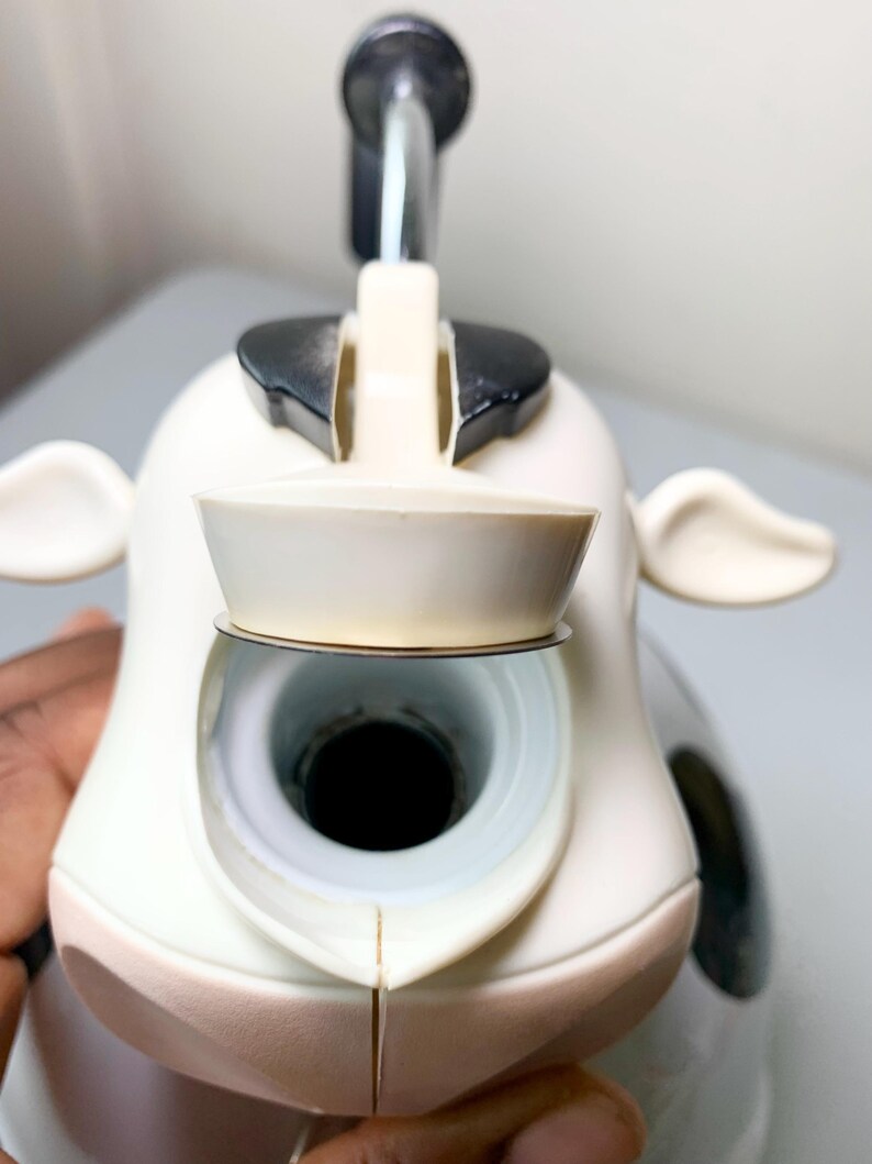 Vintage Kamenstein COW Whistling Enamel Tea Kettle. 1992 Cow Tea Kettle ...