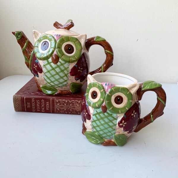 Owl Teapot - Etsy