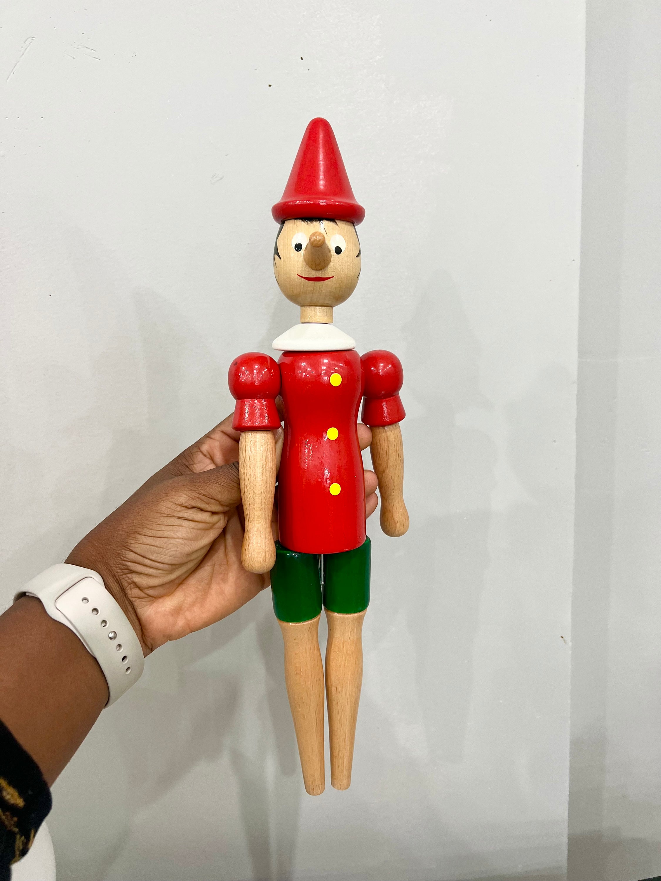 Vintage Pinocchio Doll. Mastro Geppetto. Wooden Toy. Handmade Wooden ...