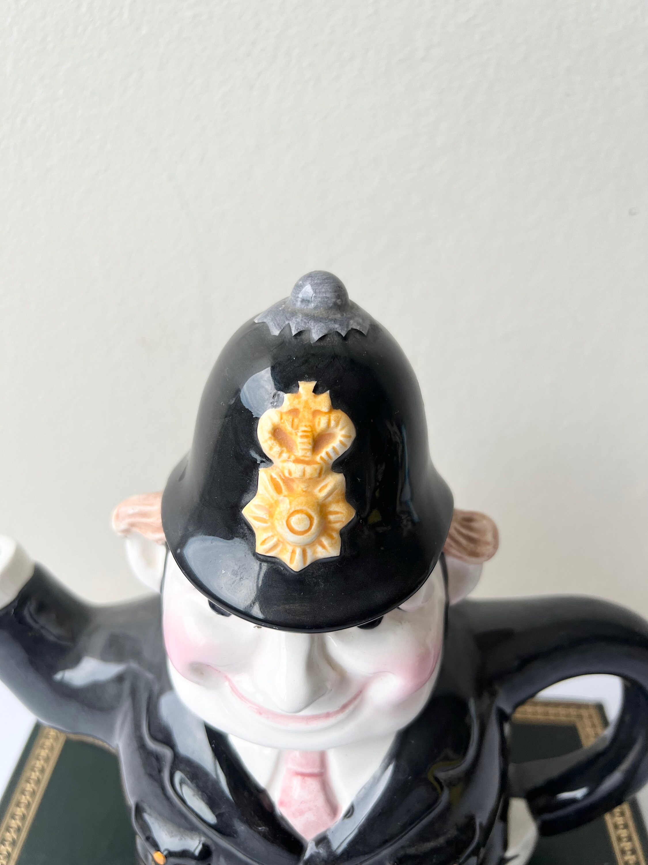 Vintage Police Officer Teapot Ceramic Teapotcoffee Teapot - Etsy