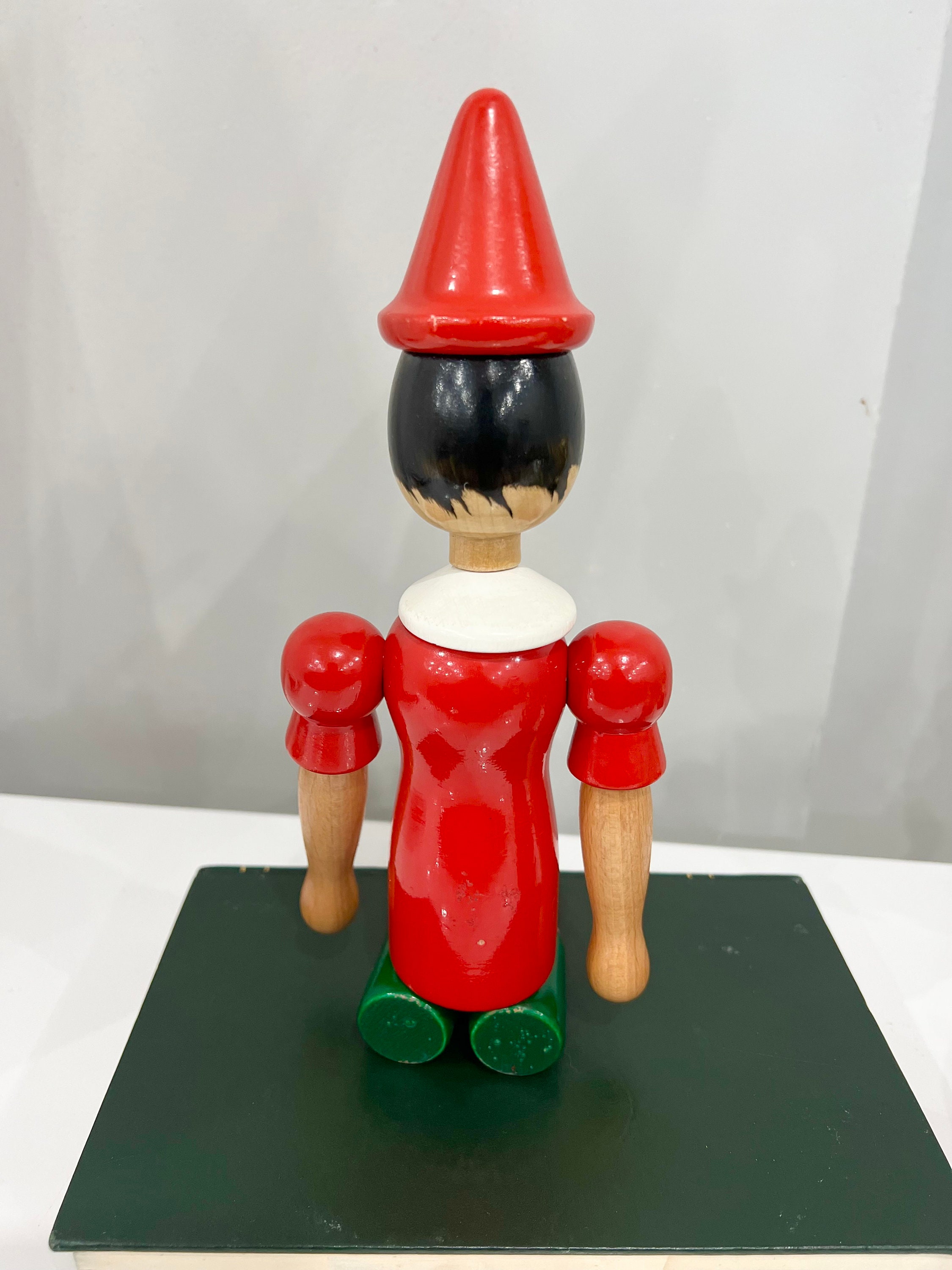 Vintage Pinocchio Doll. Mastro Geppetto. Wooden Toy. Handmade Wooden ...