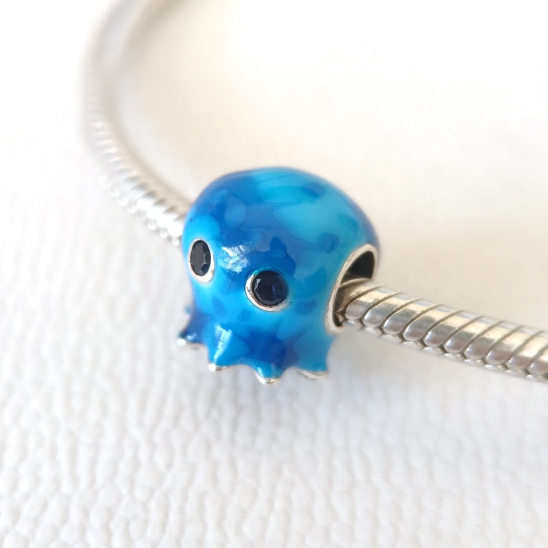 Ocean Bubbles & Waves Octopus Charm for Pandora Bracelet/gift for Her ...