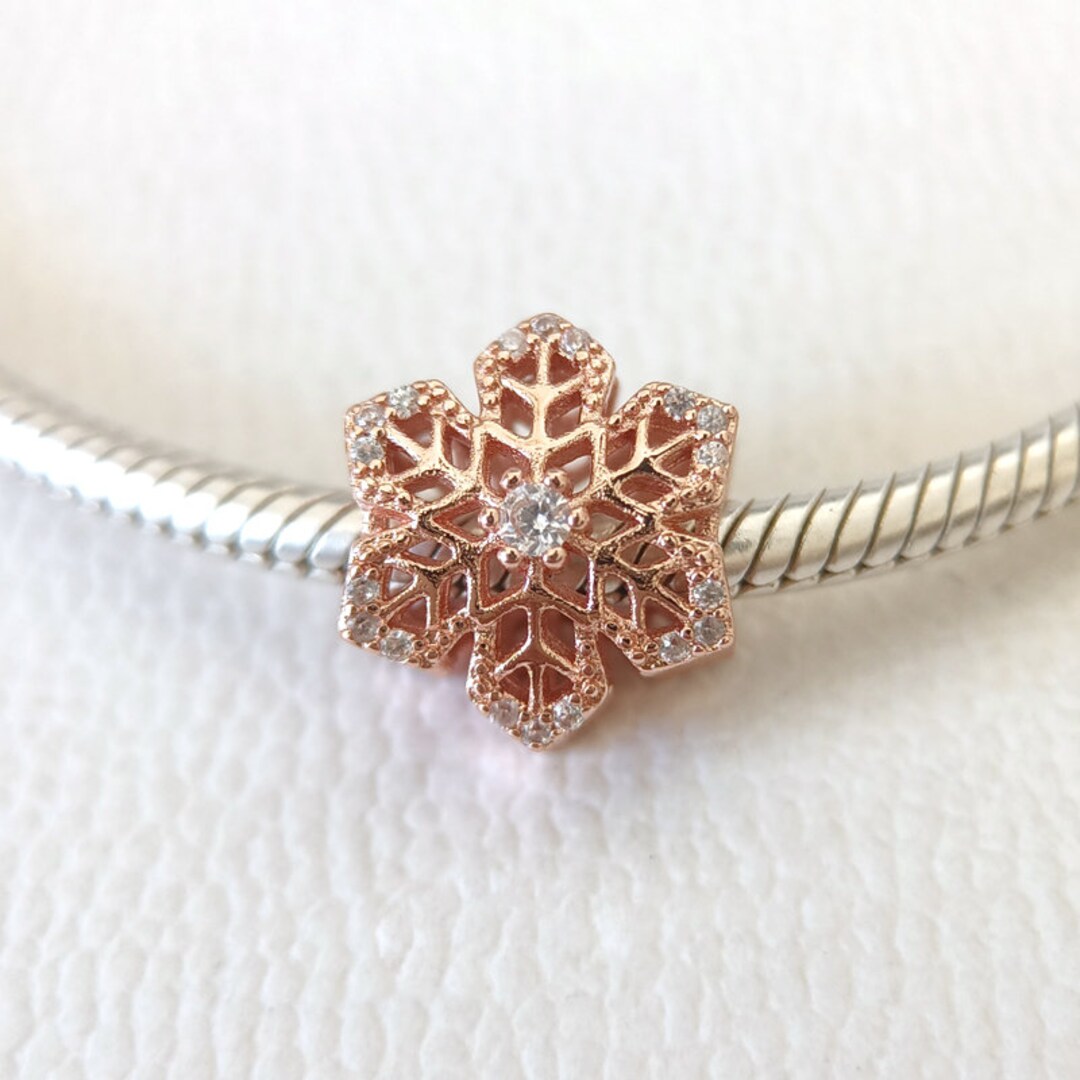 Festive Snowflake Charm Fits Pandora Charms Bracelet/gift for Her ...