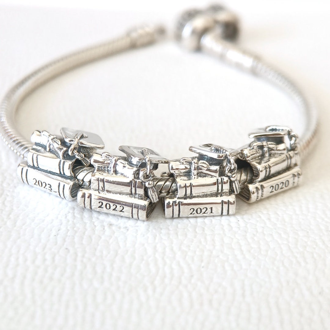 Doctoral Graduation Cap Charm for European Bracelet/gift for Her ...