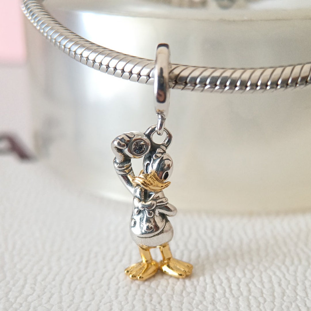 100th Anniversary Donald Duck Dangle Charm for Bracelet/gift for Her ...
