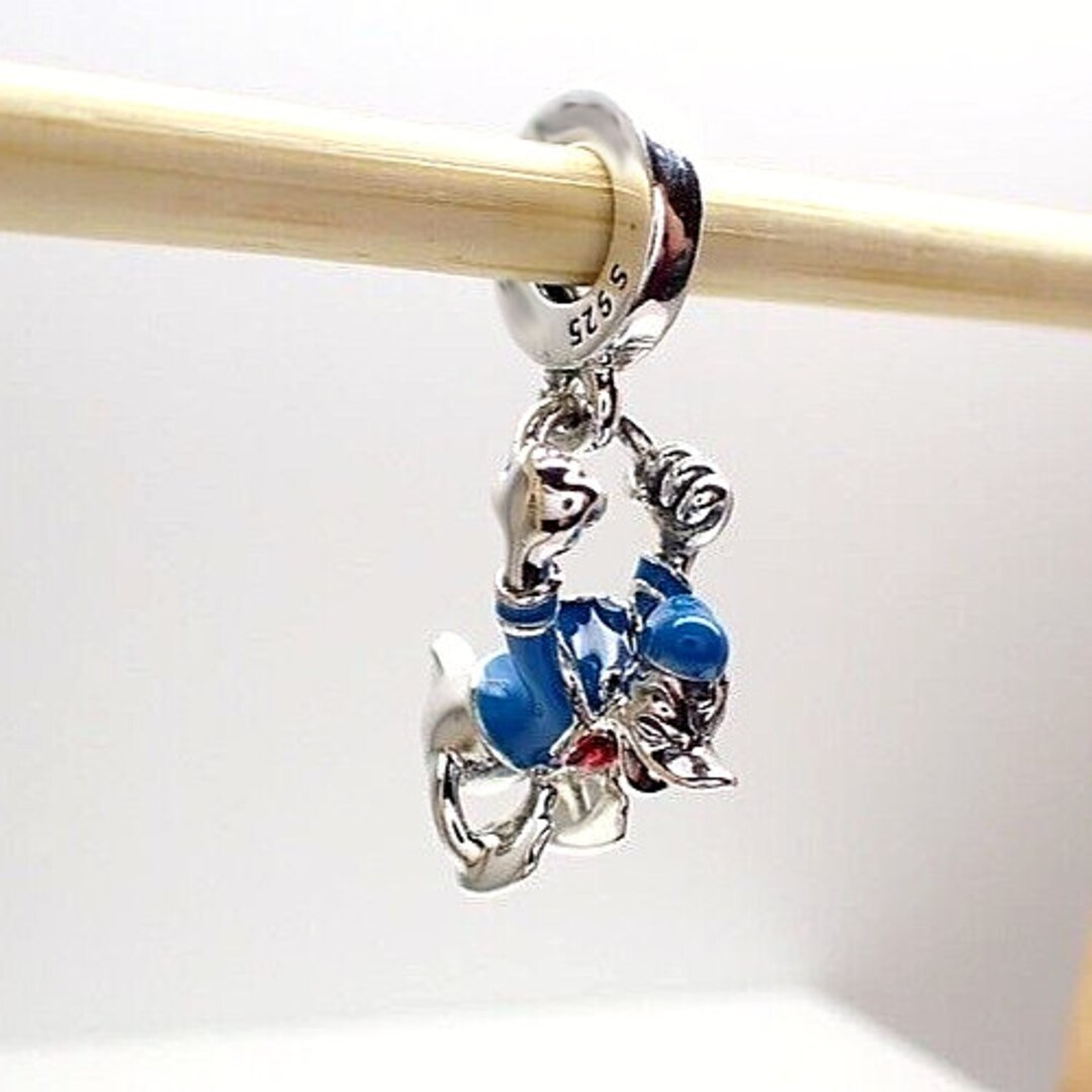 Disney Donald Duck Dangle Charm for European Charm Bracelet/necklace ...