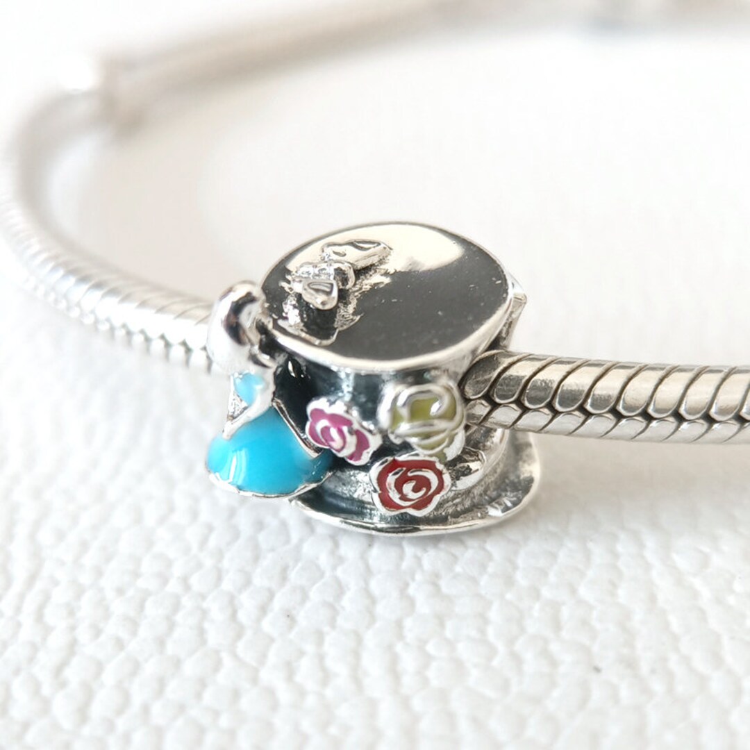 Alice in Wonderland Mad Hatter Tea Party Charm/charms for Bracelet/gift ...