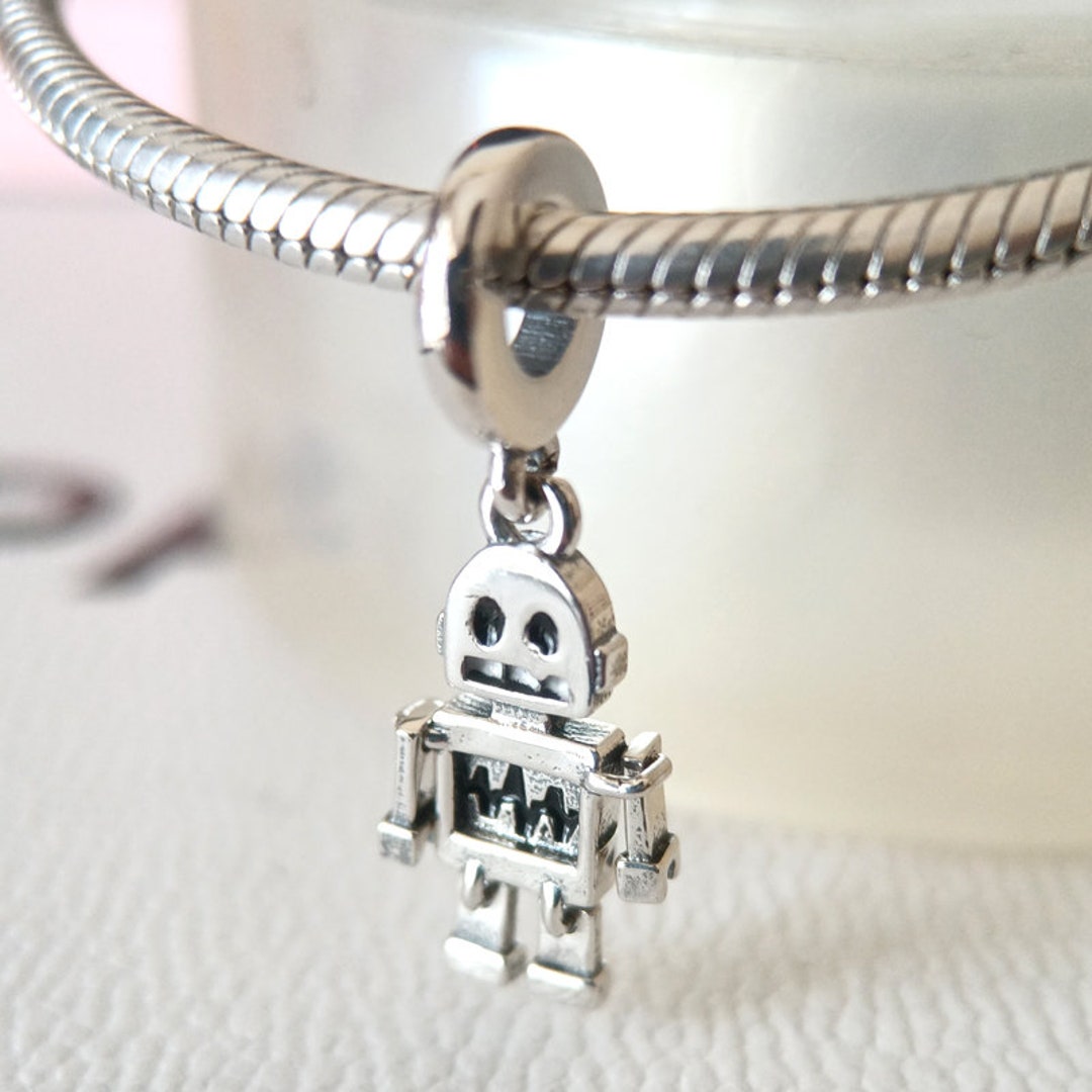 Bestie Bot Robot Dangle Charm Fits Pandora Bracelet/gift for Her ...