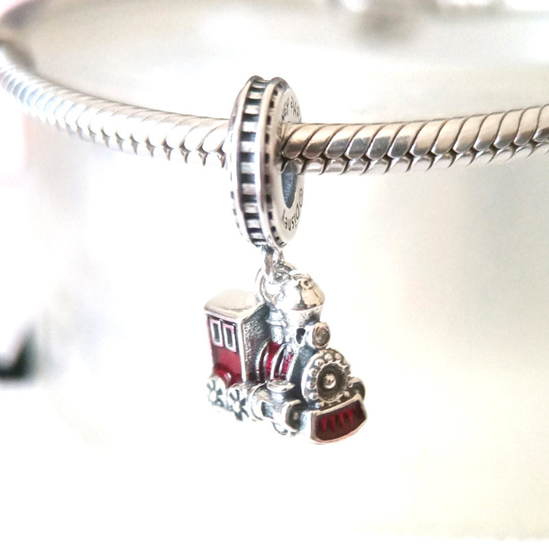 Disney Little Red Train Dangle Charm for Bracelet/gift for Her/handmade ...