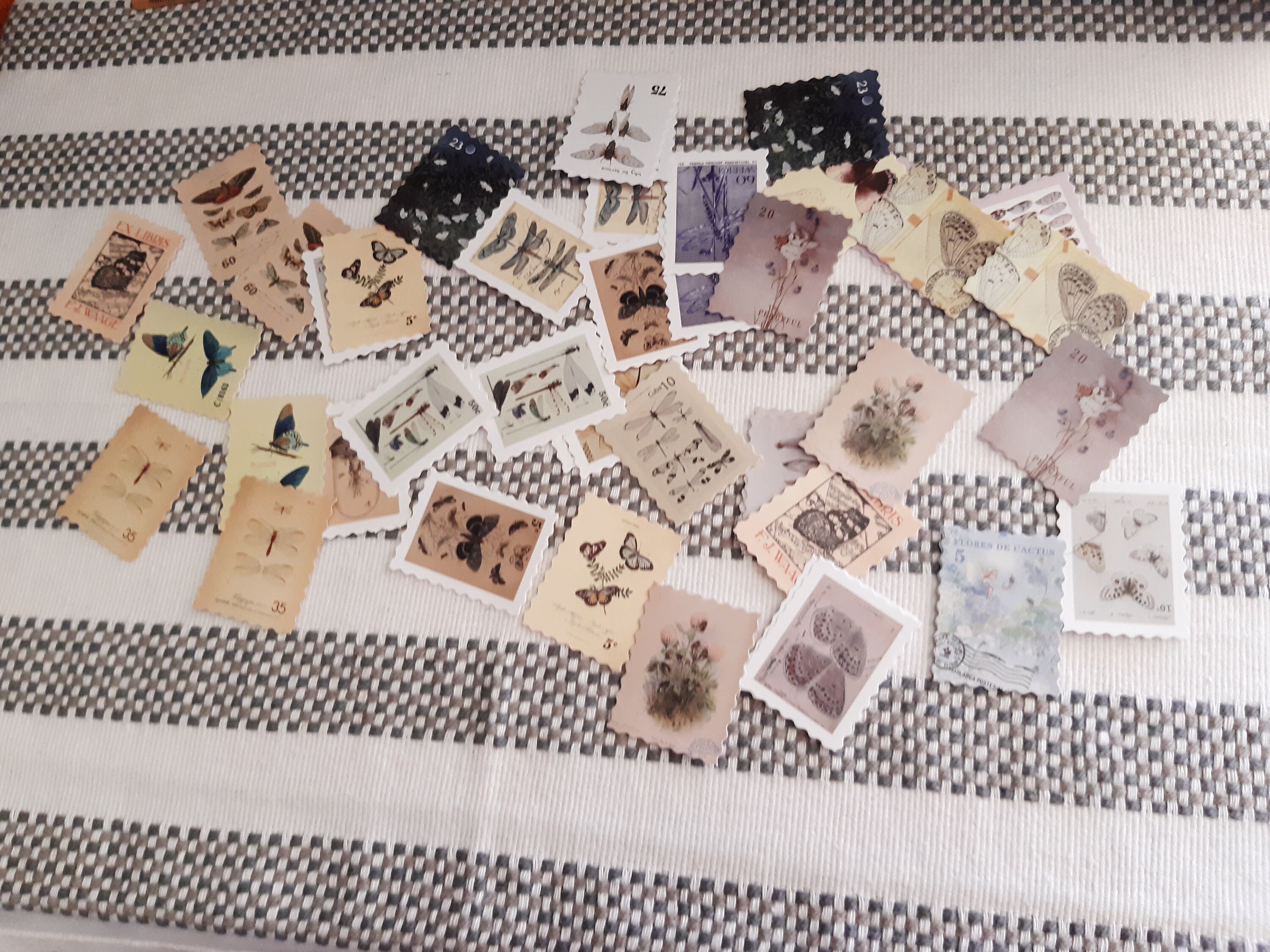 Stickers Vintage Style Set of 46 3 options to choose from. | Etsy