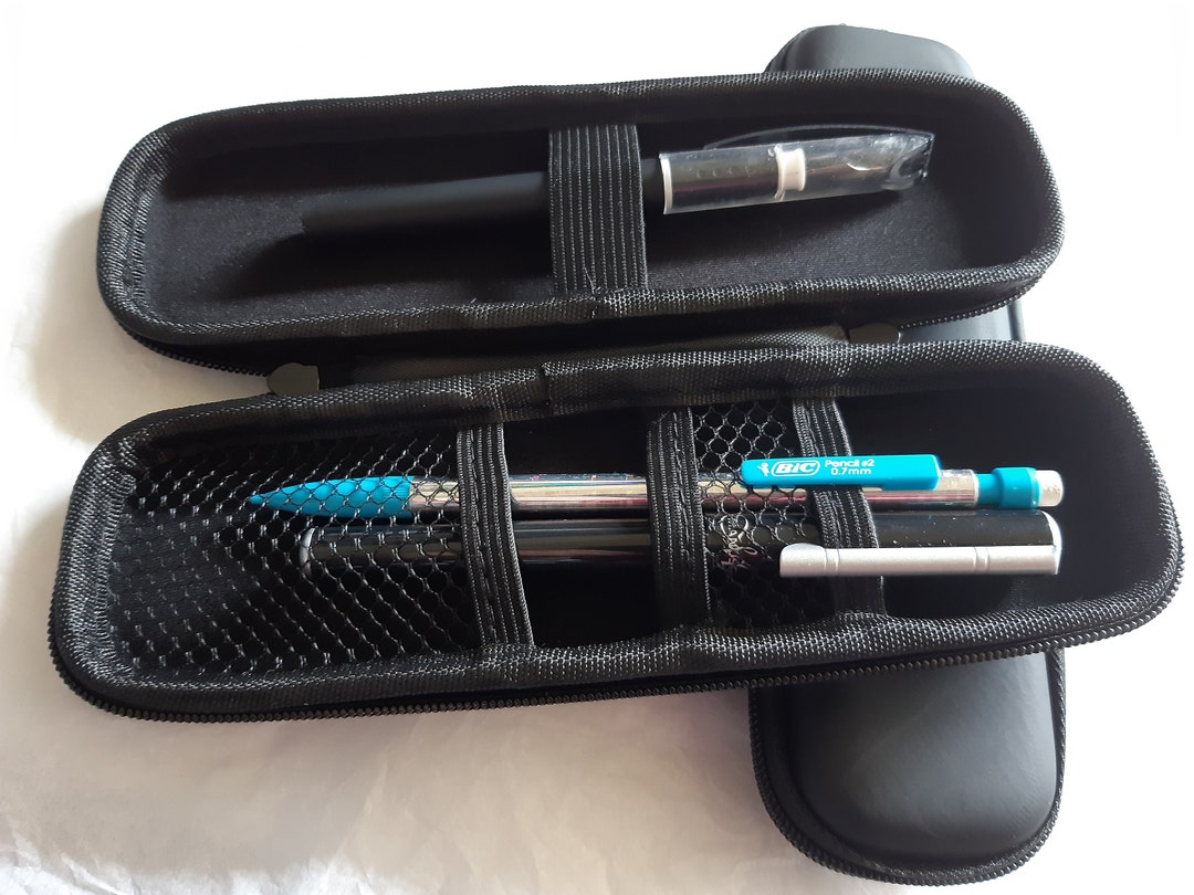 Hard Shell Pencil Case Holder: Black EVA Material - Etsy