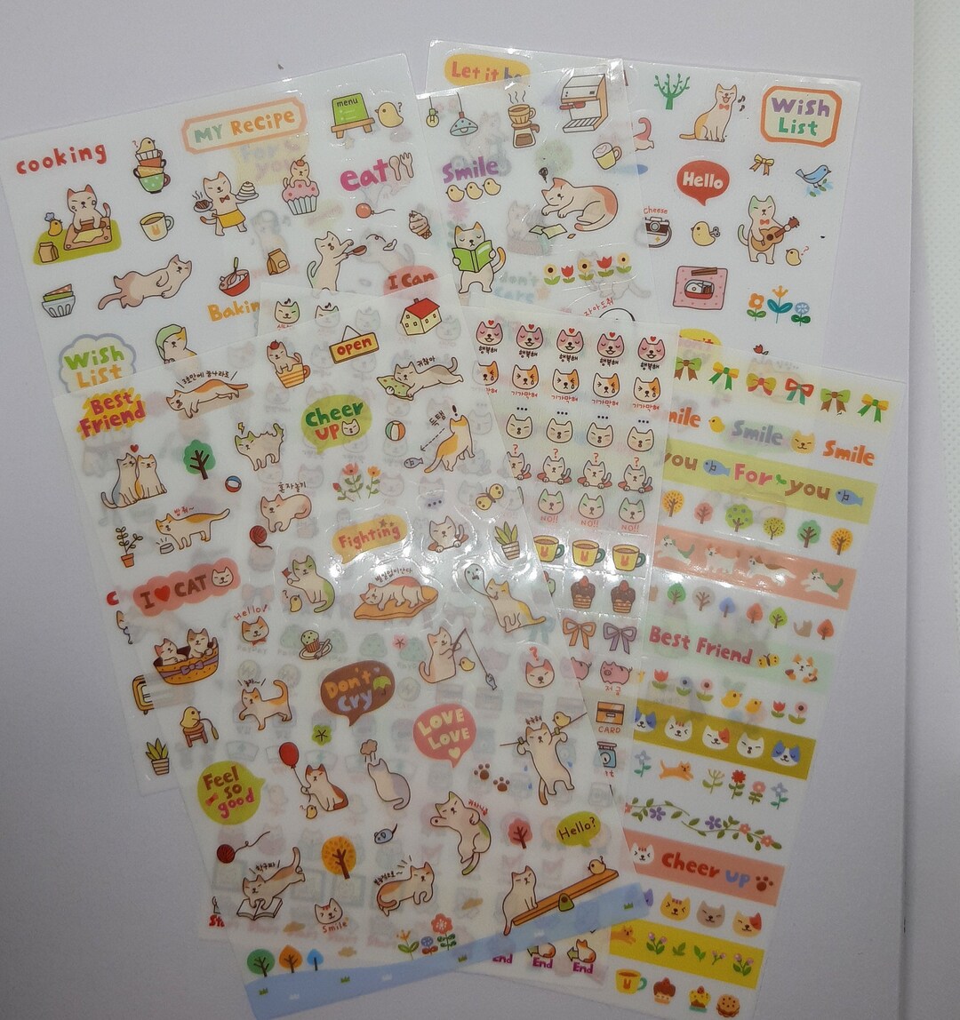 Sticker, Wish List, Pvc, Cartoon Sticker, Diary Sticker,scrapbook ...