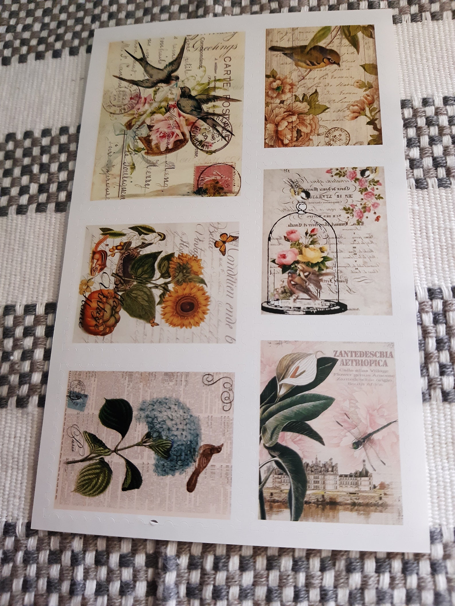 Autocollants style vintage Ensemble de 3 pages Images de - Etsy France