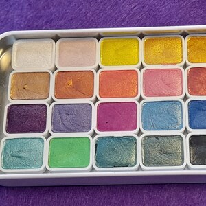 Watercolor Paints 20 Colors Solid 20 Watercolor Set Textured ...