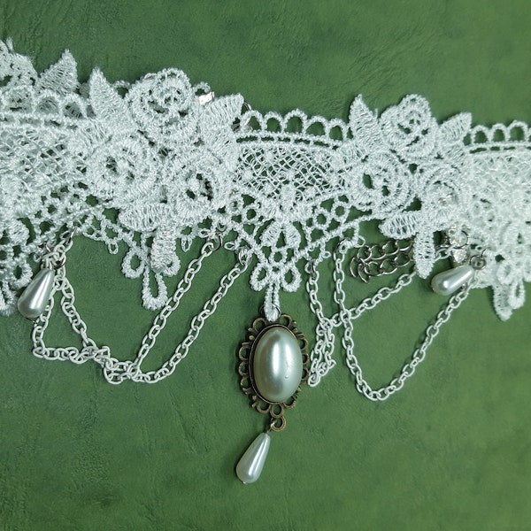 Lace Choker Necklace - Etsy