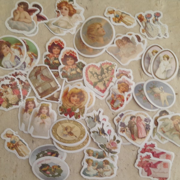 Vintage Angel Stickers - Etsy