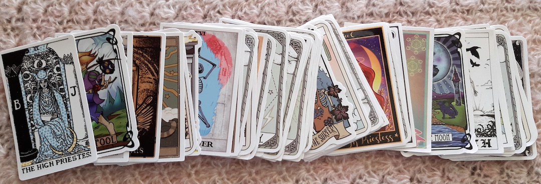 Original Tarot Deck Graffiti Stickers Divination Stickers 50 Pcs. for ...