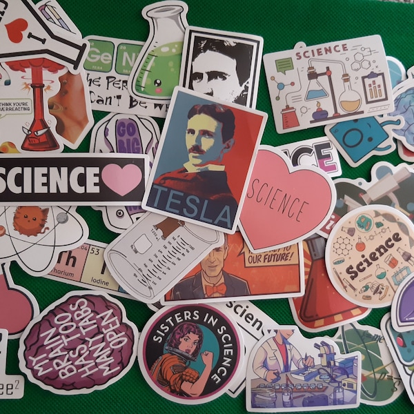 Science Stickers - Etsy