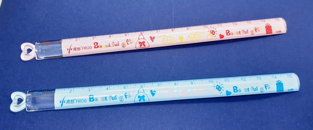 Cartoon Mini Ruler Set: 15 Cm Plastic Rulers (2 Pcs/lot) - Etsy
