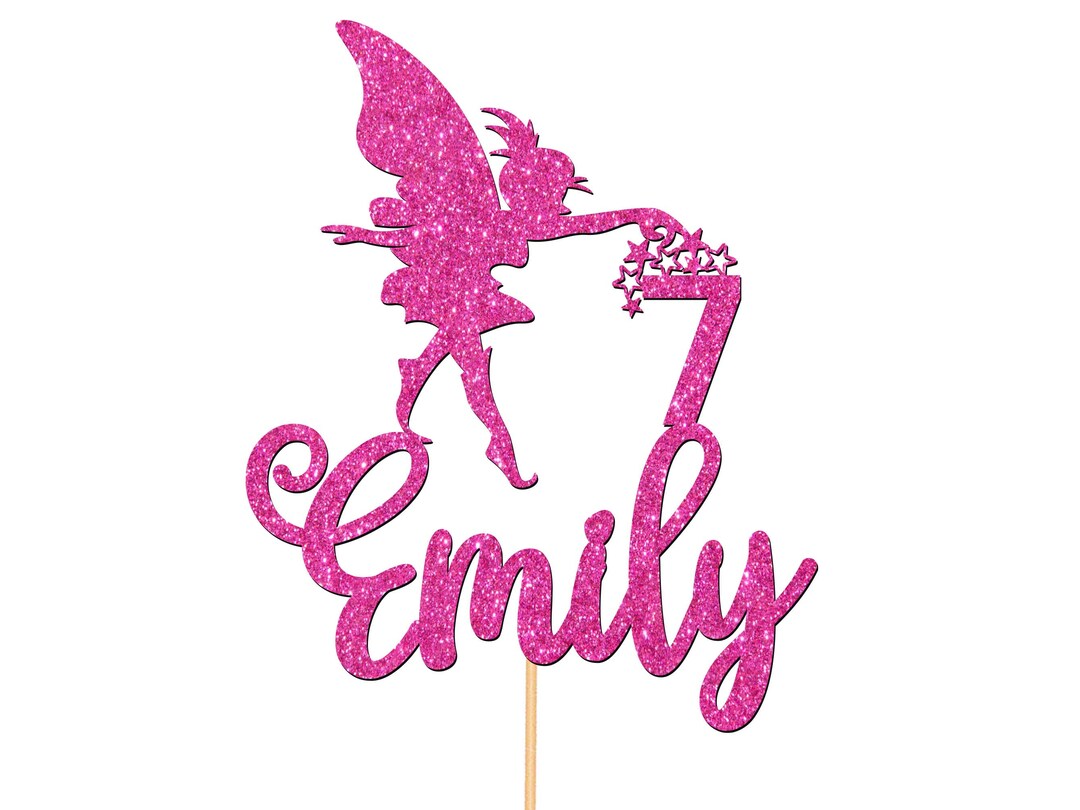 Custom 7th Birthday Cake Topper Personalised Name Cake Decorations for ...