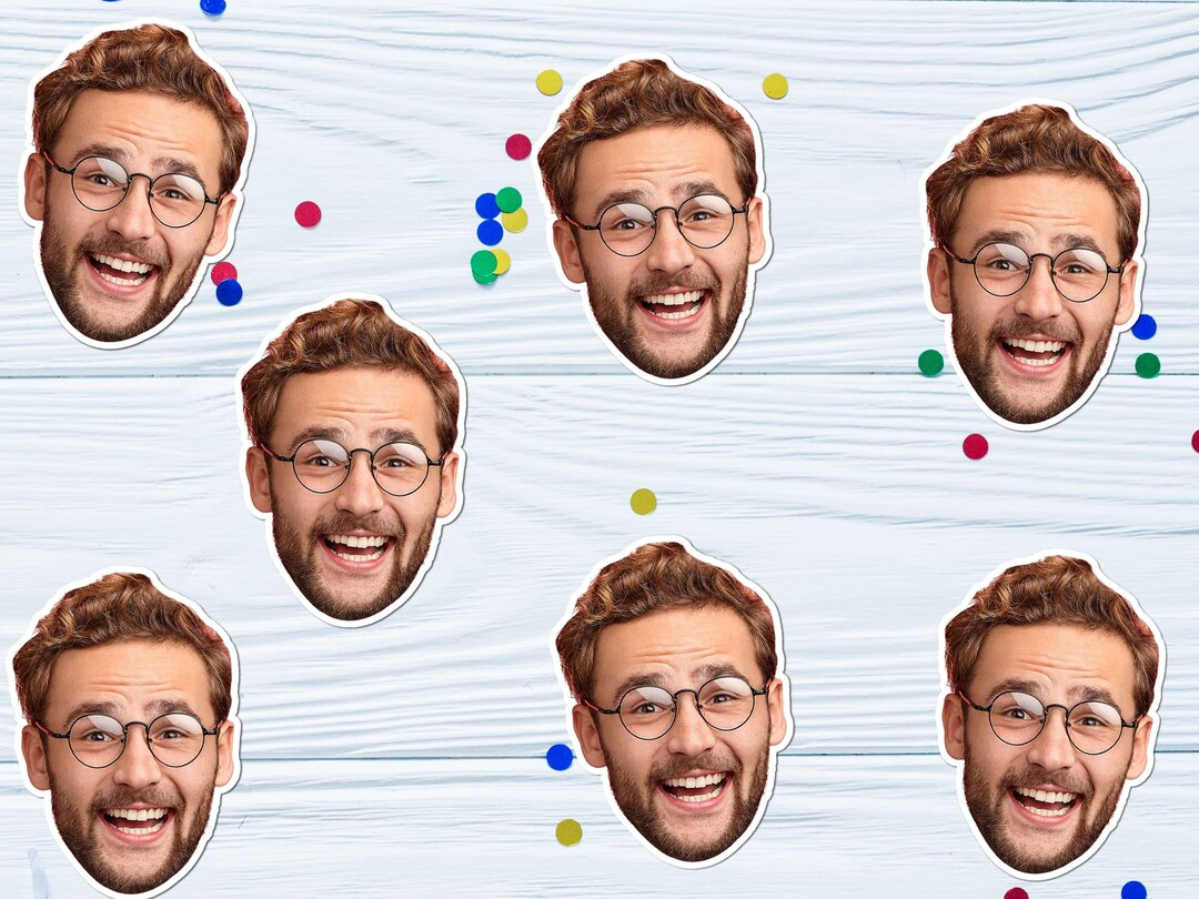 150 X Custom Photo Face Table Confetti Hen Do Party Decorations ...