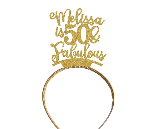 50th Birthday Diamante Crystal Tiara Silver Plated Finish - Etsy