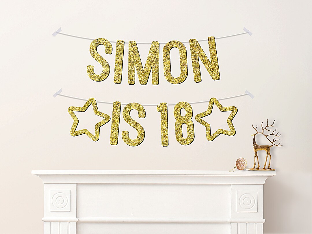 Custom 1st Birthday Banner Personalised Words Party Decorations for ...