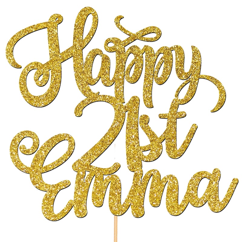 Funny Cake Topper 21st - Etsy