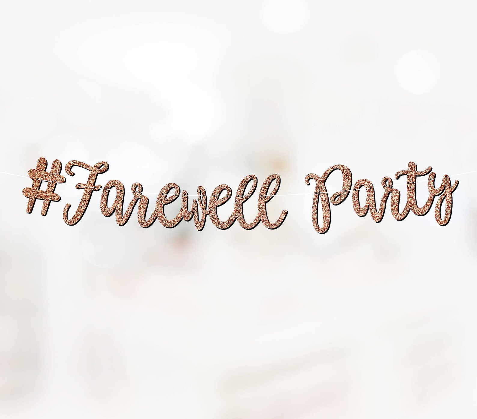 Personalised Custom Farewell Party Banner Party Decorations - Etsy