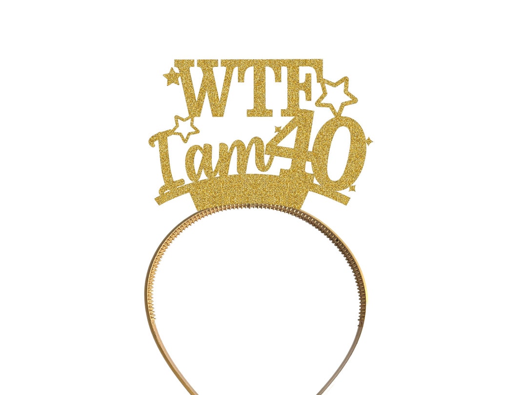 Custom Personalised Headband 40th Birthday Party Decorations Tiara ...