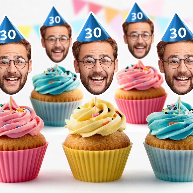 30th Face Cups - Etsy UK