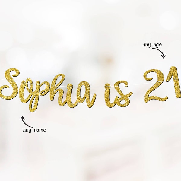 21st Birthday Face Banner - Etsy