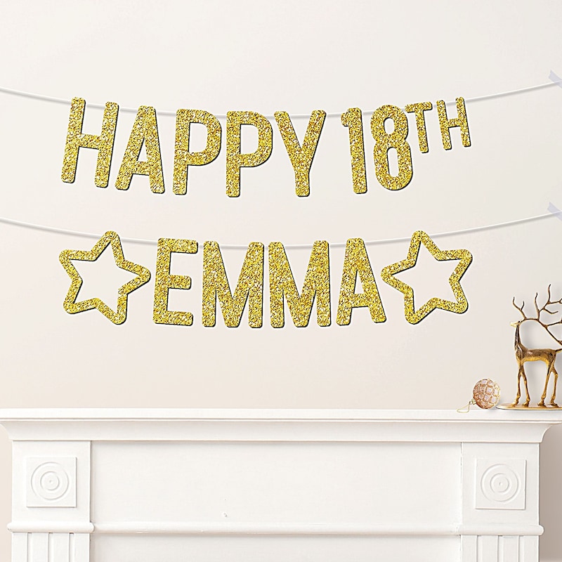 18th Birthday Banner - Etsy UK