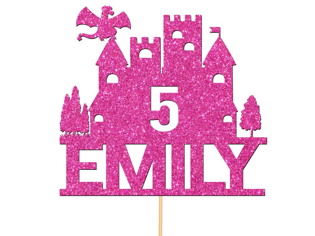 Custom 5th Birthday Cake Topper Personalised Name Cake Decorations for ...